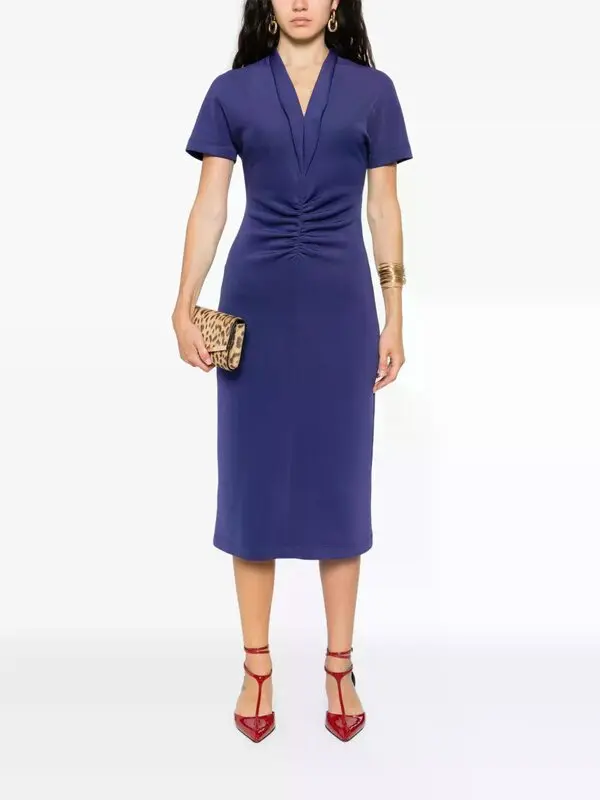 MARCCAIN Gathered Midi Dress