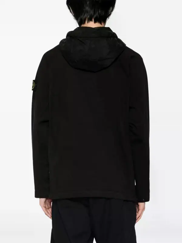 Stone Island Cotton Jersey Hoodie