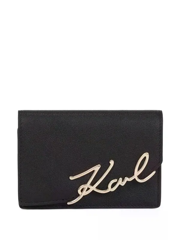 Karl Lagerfeld Signature Wallet - Black