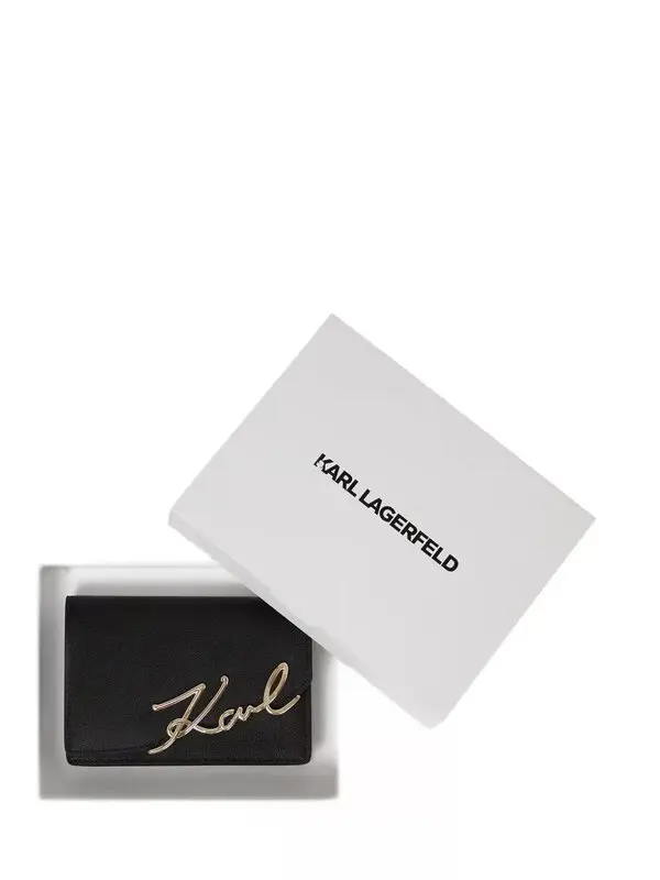 Karl Lagerfeld Signature Wallet - Black