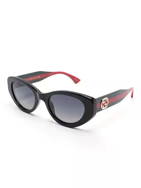Gucci Web Stripe Sunglasses