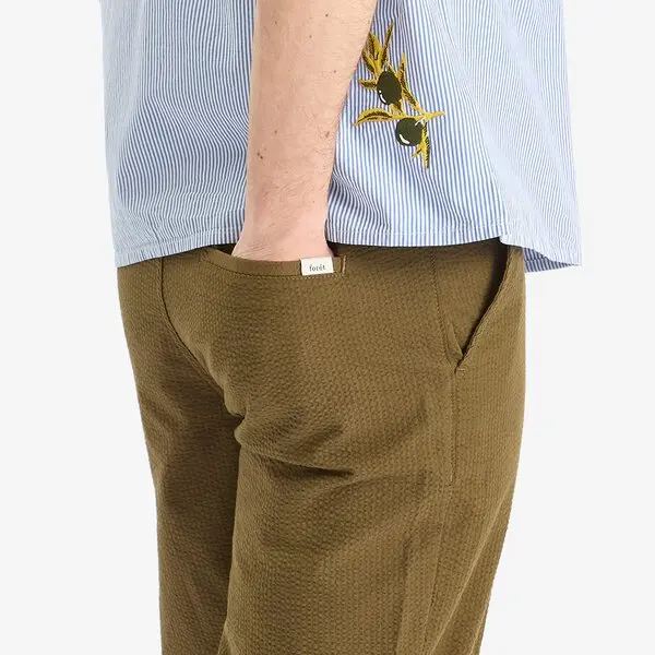 FORET Calm Seersucker Trousers