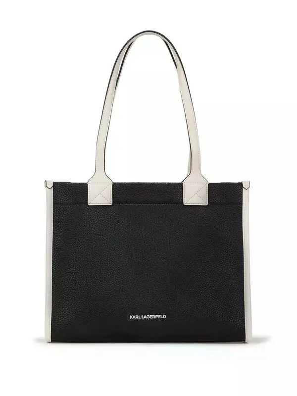 Buy Karl Lagerfeld K/skuare Textured Tote - Black At 12% Off  display picture 1