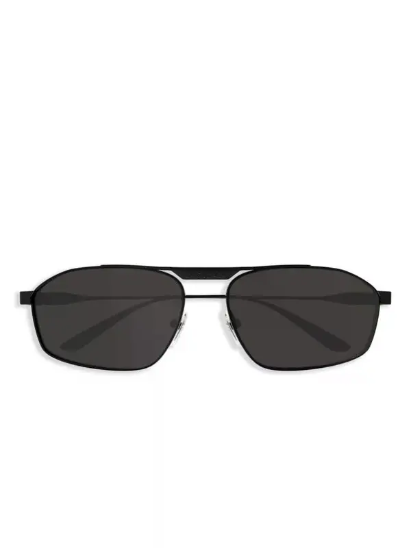 Balenciaga Metal Frame Rectangular Sunglasses