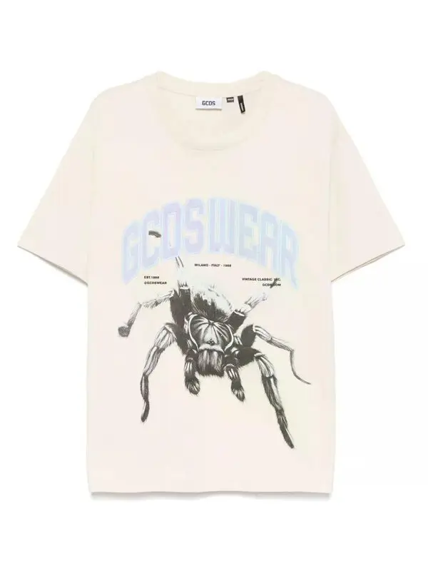 Gcds Spider T-shirt - Neutrals