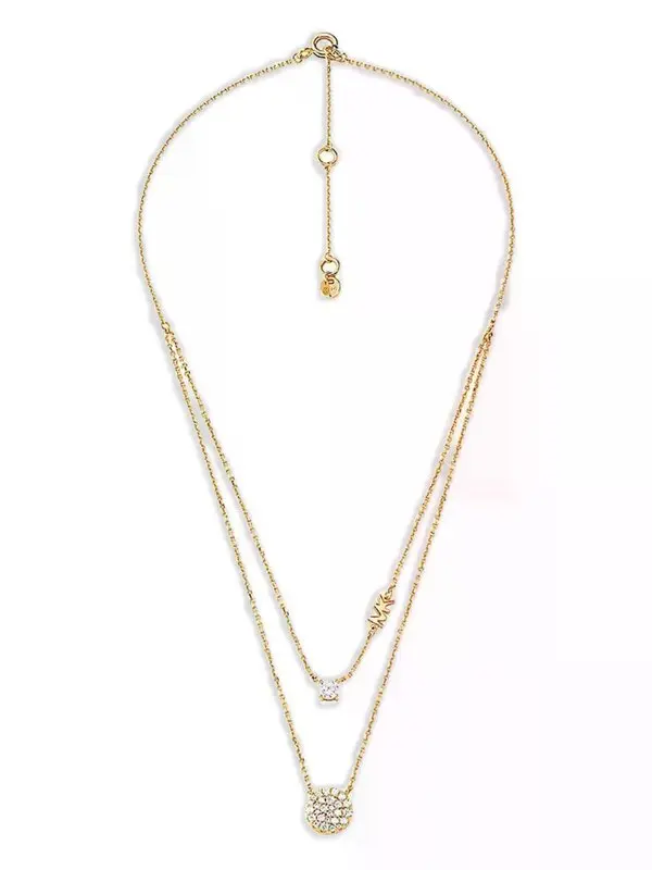 Michael Kors Statement-pendant Necklace - Gold
