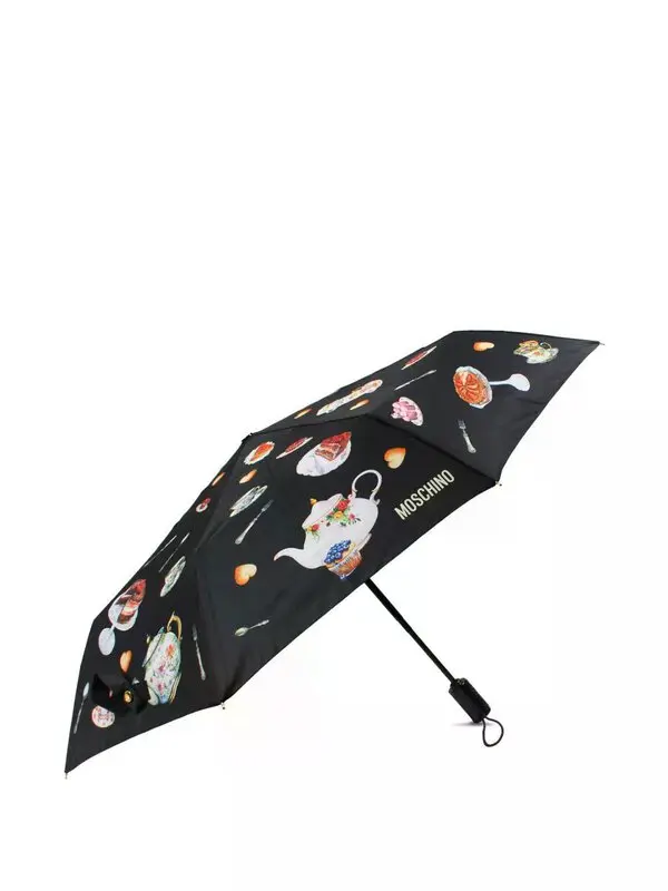 Moschino Dessert-patterned Umbrella