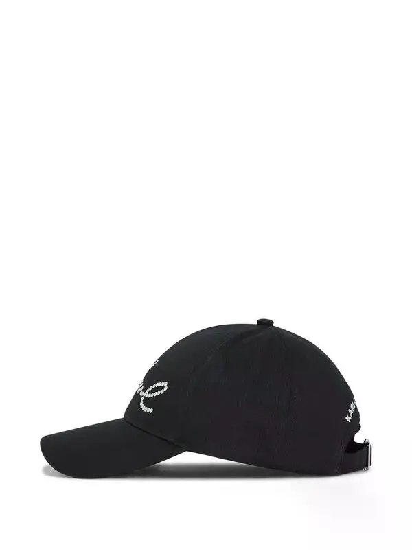 Karl Lagerfeld Stud-embellished Cap