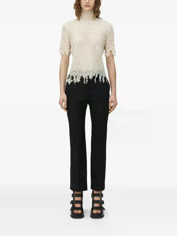 Alexander McQueen Silk Lace Top