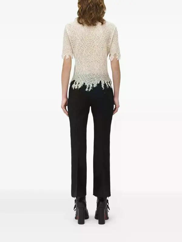 Alexander McQueen Silk Lace Top