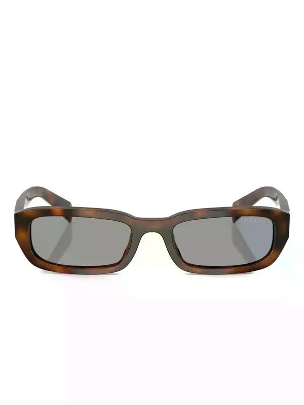 Prada Rectangle-frame Sunglasses - Brown