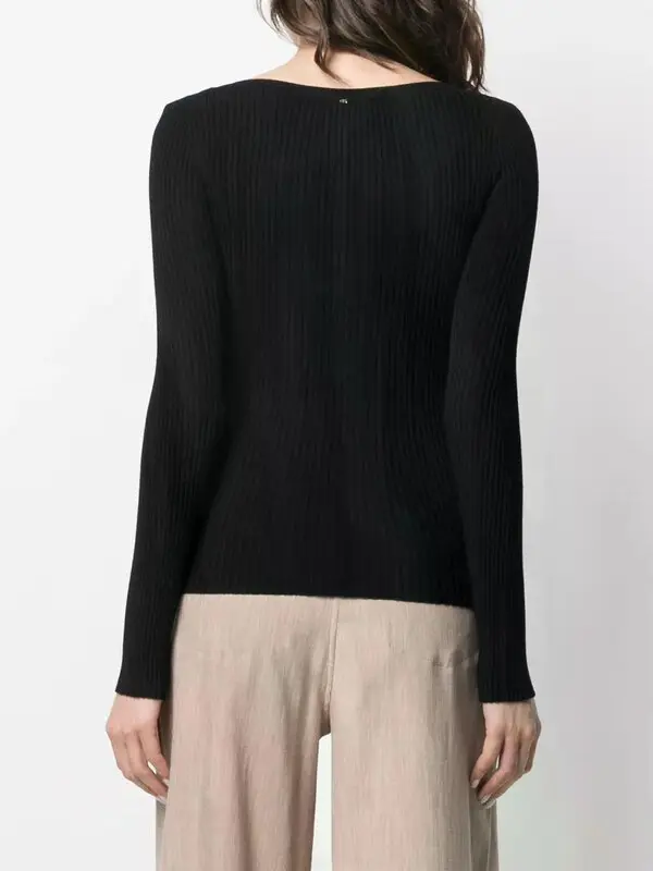 Sportmax Ribbed Knit Jumper