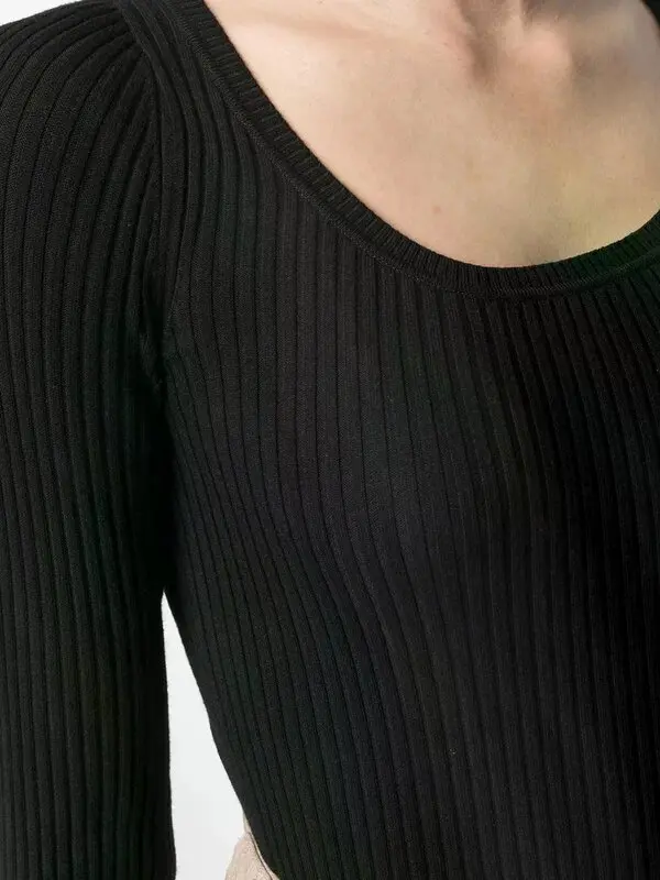 Sportmax Ribbed Knit Jumper