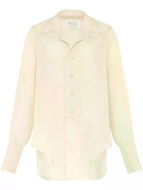 MAISON MARGIELA Dropped Hem Shirt - Neutrals