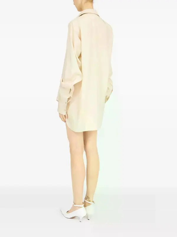 MAISON MARGIELA Dropped Hem Shirt - Neutrals