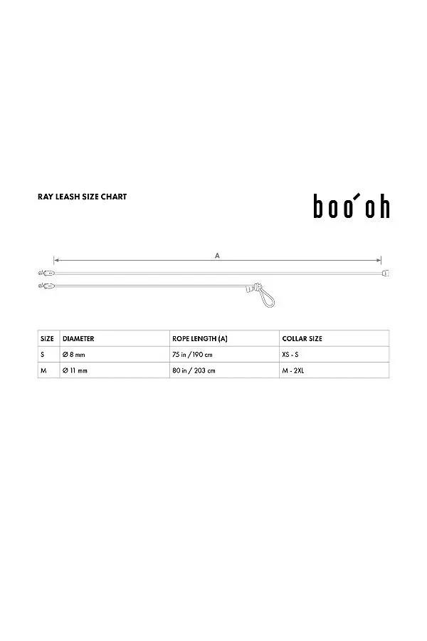 BOO OH Ray Leash - Forest Green