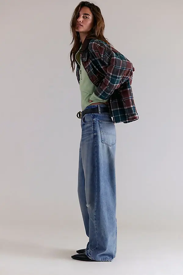DALA Sling Mid-rise Boyfriend Jeans - Attick Blue