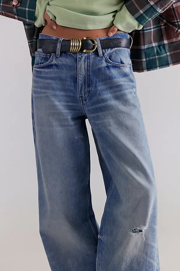 DALA Sling Mid-rise Boyfriend Jeans - Attick Blue