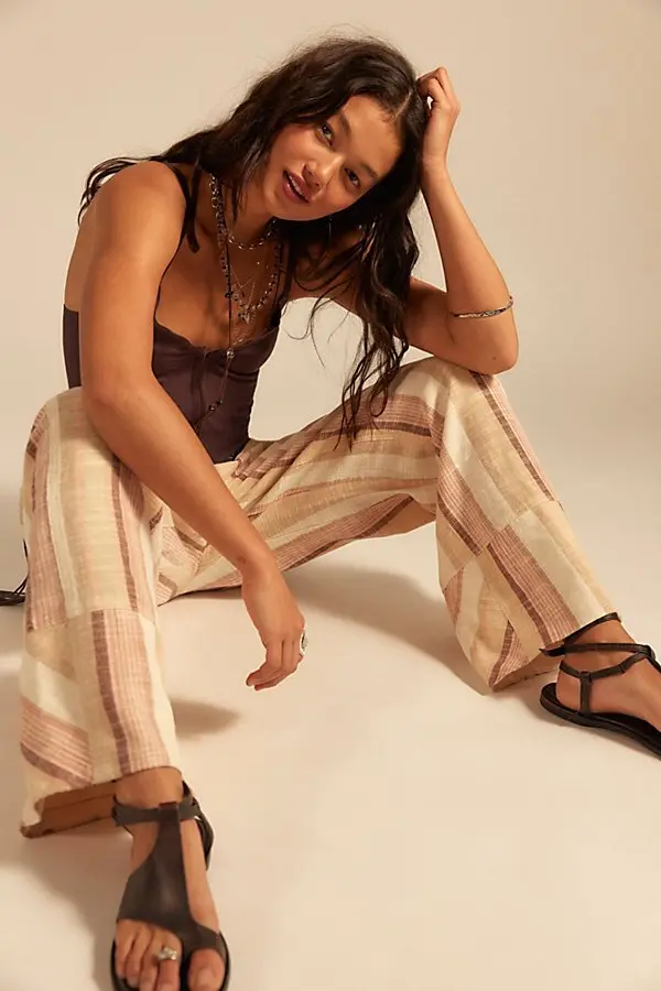 Free People All Aboard Asymmetric Sandals - Espresso