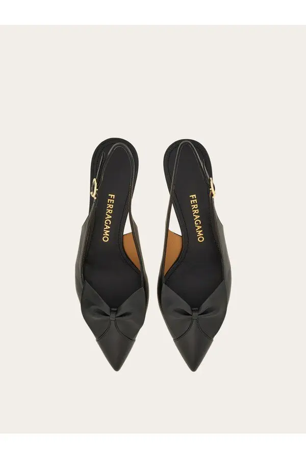 FERRAGAMO Soft Bow Slingback