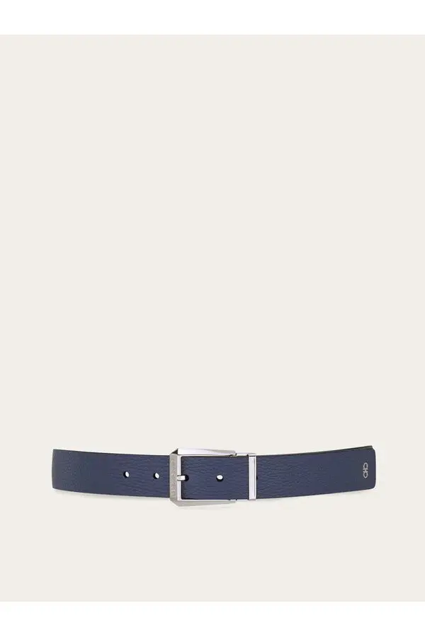FERRAGAMO Reversible And Adjustable Belt - Natural