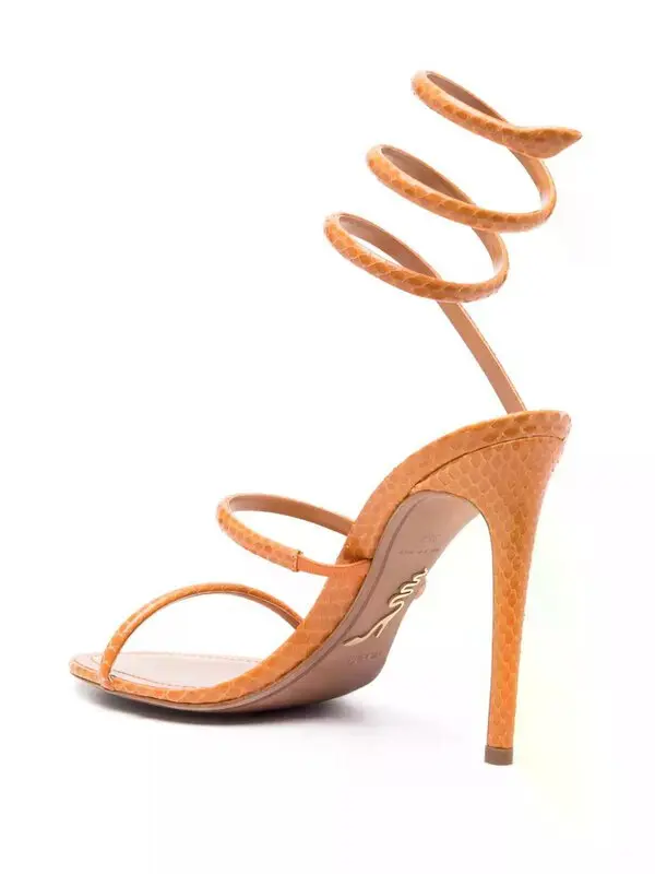 Rene Caovilla 110mm Leather Sandals