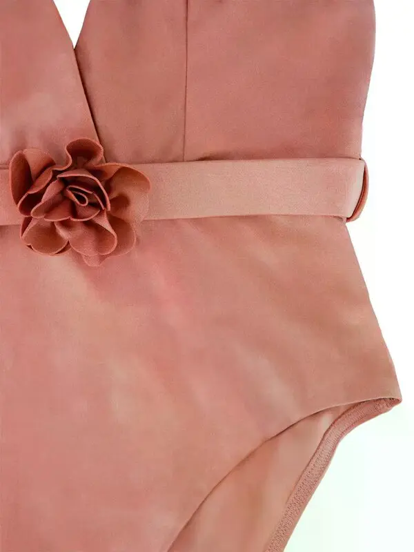 Zimmermann Floral One-piece Swimsuit - Pink