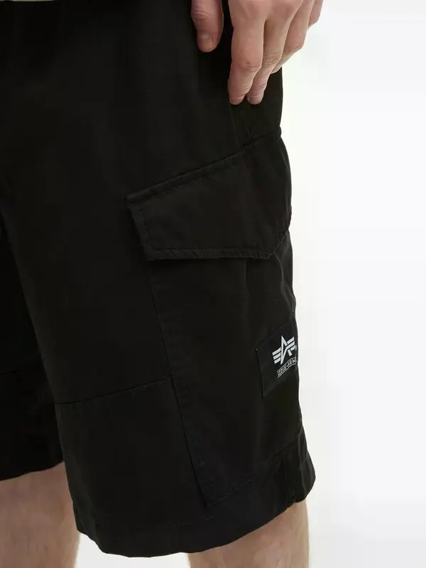 Izzue Cotton Bermuda Shorts - Black