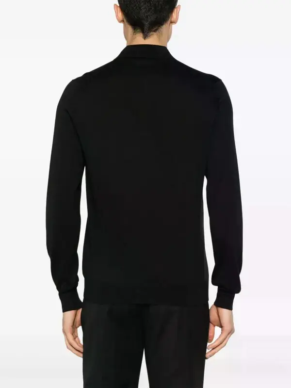 Tagliatore Fine-knit Polo Shirt