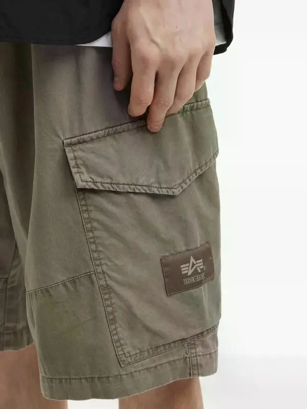 Izzue Cotton Bermuda Shorts - Neutrals