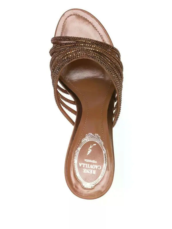 Rene Caovilla Embellished Open-toe Sandals