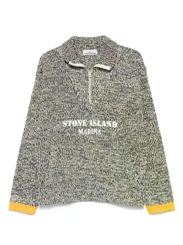 Stone Island Painted-logo Sweater