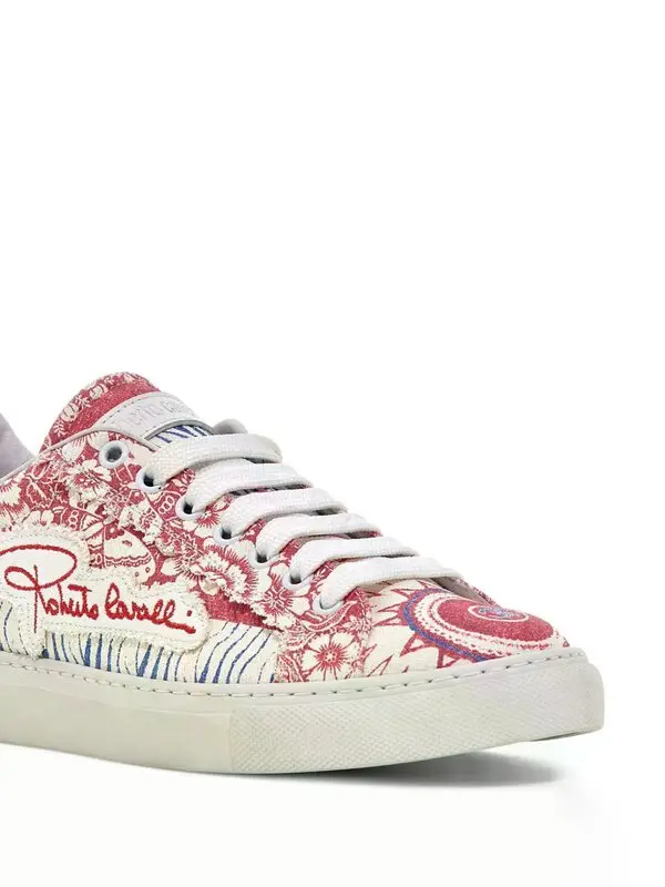 Roberto Cavalli Bandana-print Sneakers