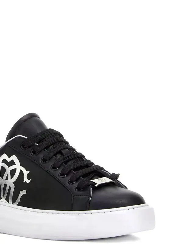 Roberto Cavalli Mirror Snake-print Sneakers