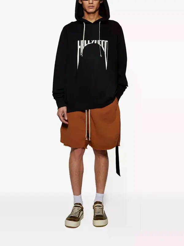 Rick Owens Drawstring-waist Shorts - Orange