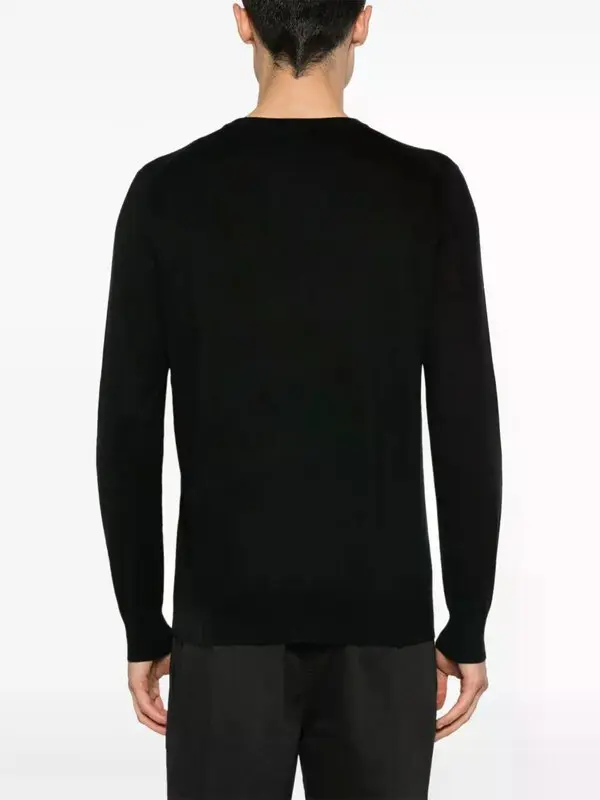 KANGRA Fine-knit T-shirt - Black