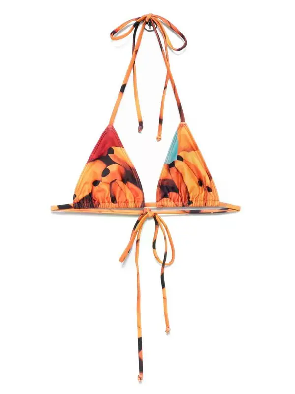 DONDE ESTEBAN Bananas Bikini Top - Orange