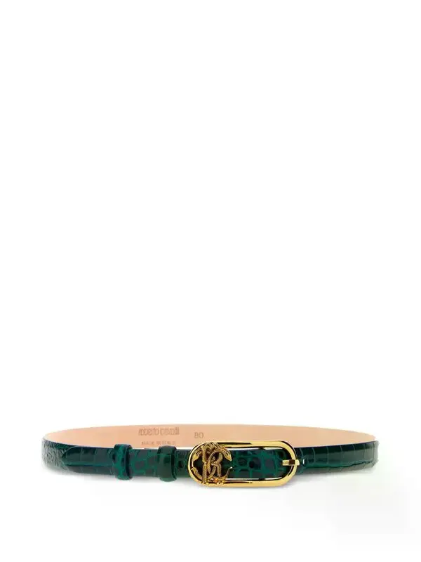 Roberto Cavalli Leather Belt - Green