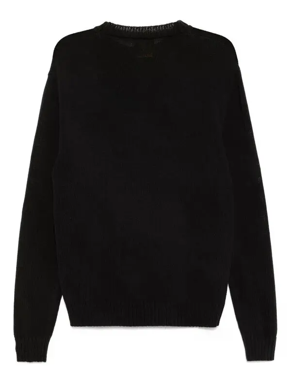 SKY HIGH FARM WORKWEAR Graphic-print Jumper - Black