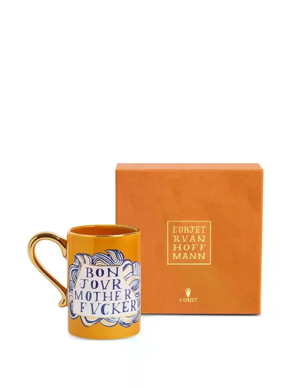 L'Objet X Ruan Hoffmann Mug - Yellow