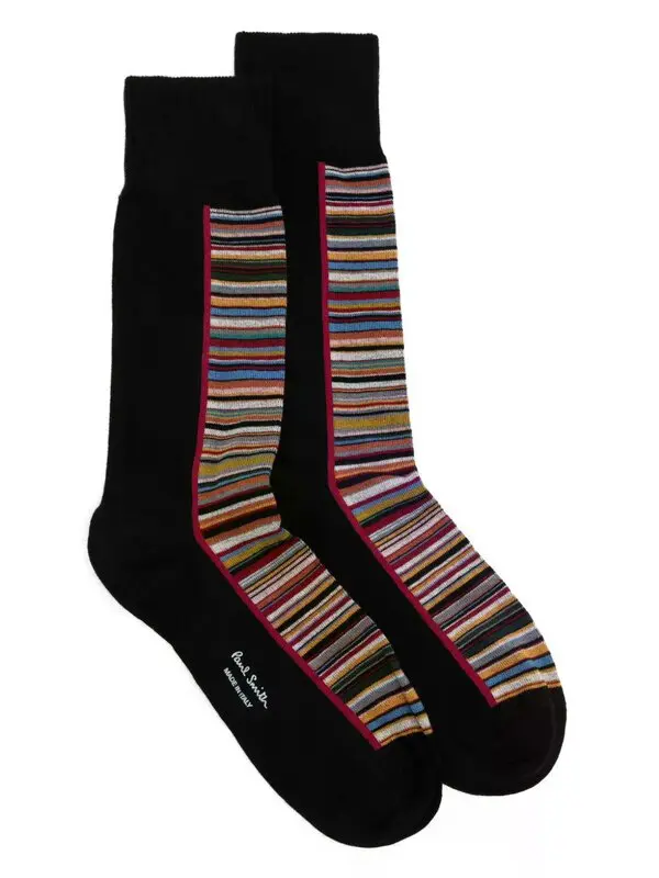 Paul Smith Signature Logo Socks - Black
