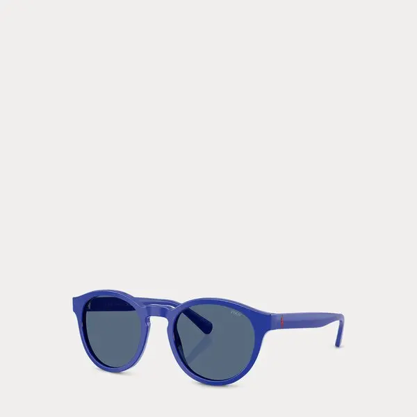 Ralph Lauren Round Frame Sunglasses - Shiny Royal Blue