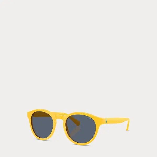 Ralph Lauren Round Frame Sunglasses - Shiny Yellow