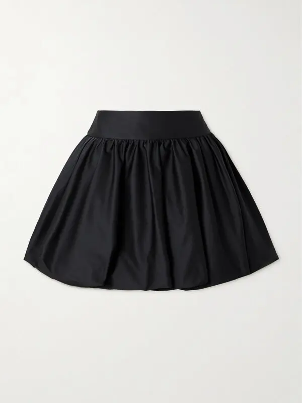 Simone Rocha Gathered Mikado Mini Skirt