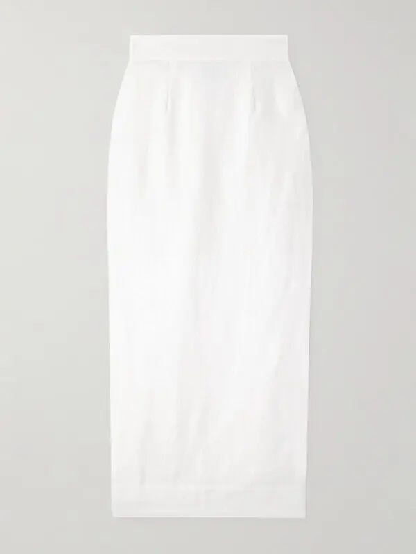 Posse Emma Linen Midi Skirt