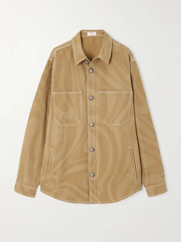 Emilio Pucci Printed Cotton-canvas Jacket