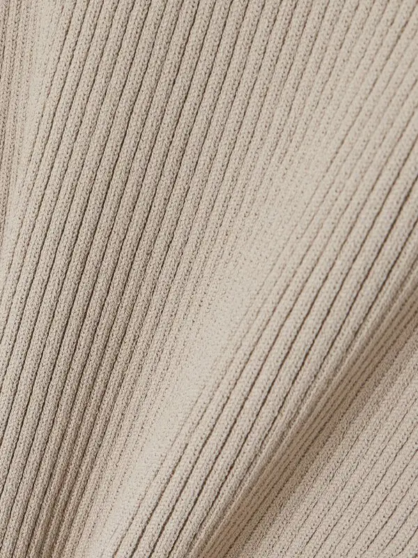 Max Mara Aprile Ribbed-knit Maxi Skirt