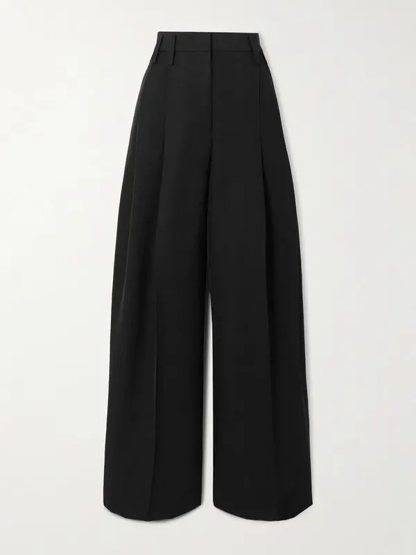 JIL SANDER Pleated Wide-leg Pants