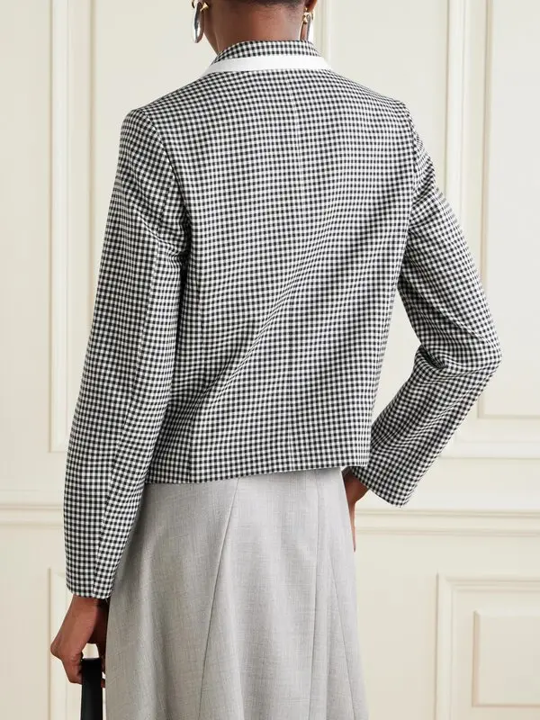 Comme Des Garçons Checked Wool Jacket