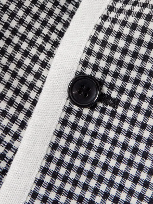 Comme Des Garçons Checked Wool Jacket